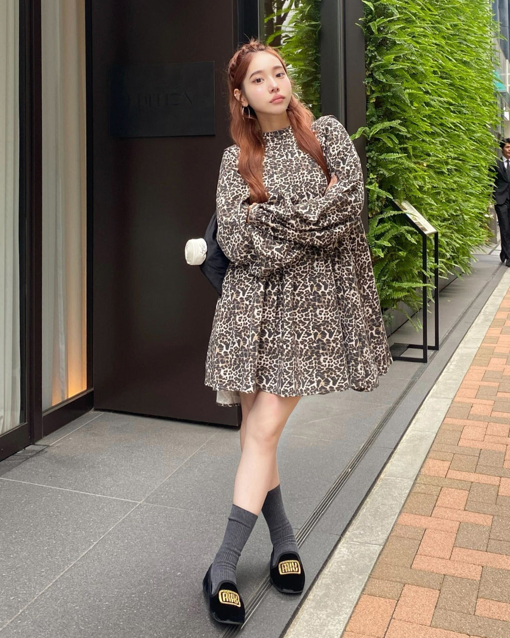 CAITLYN MINI DRESS/157cm/着用サイズF｜Bibiy.