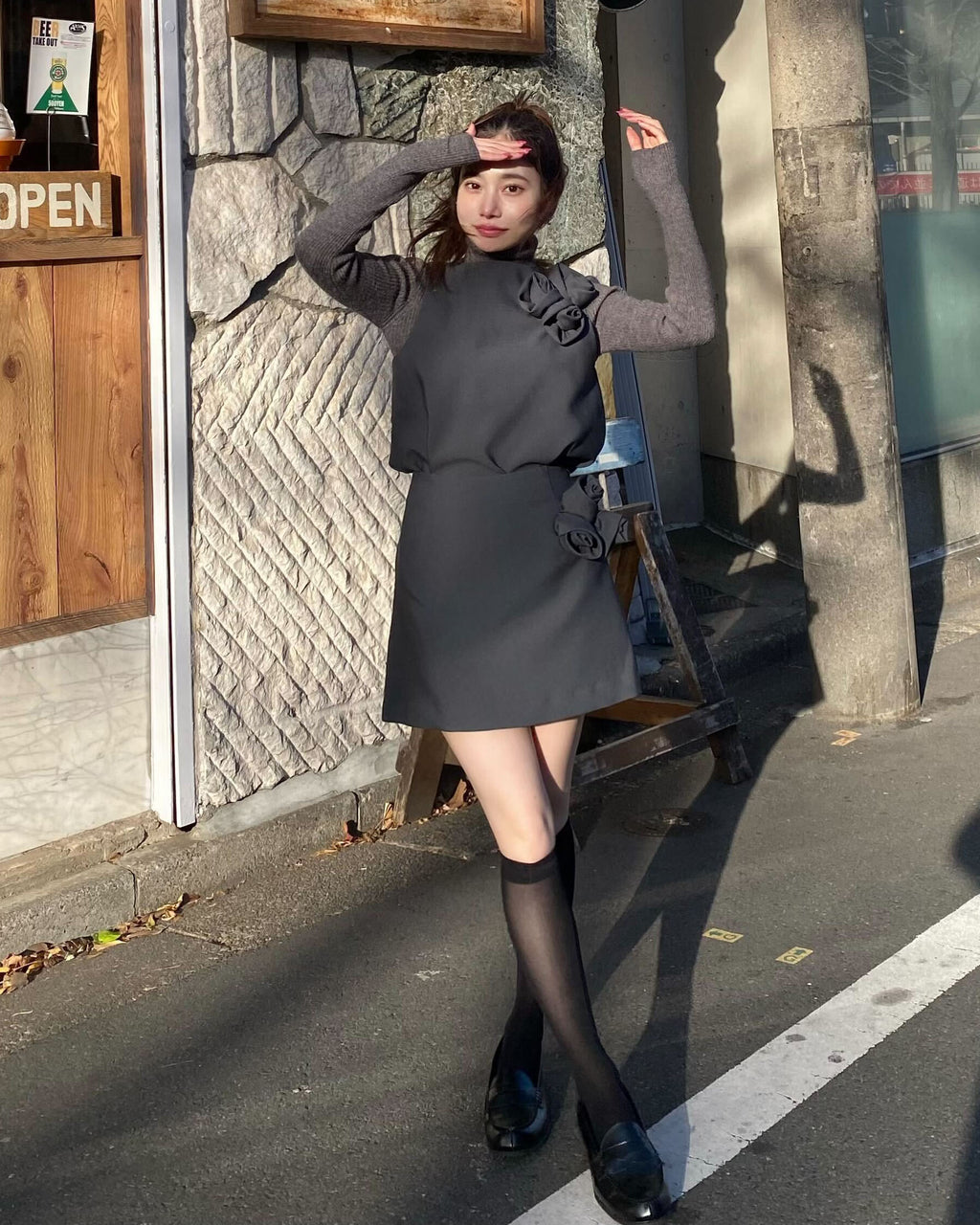 STEPHANIE TOP/157cm/착용 사이즈 F｜Bibiy.